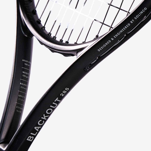 Solinco Blackout 285 Tennis Racket | Sam's Strings